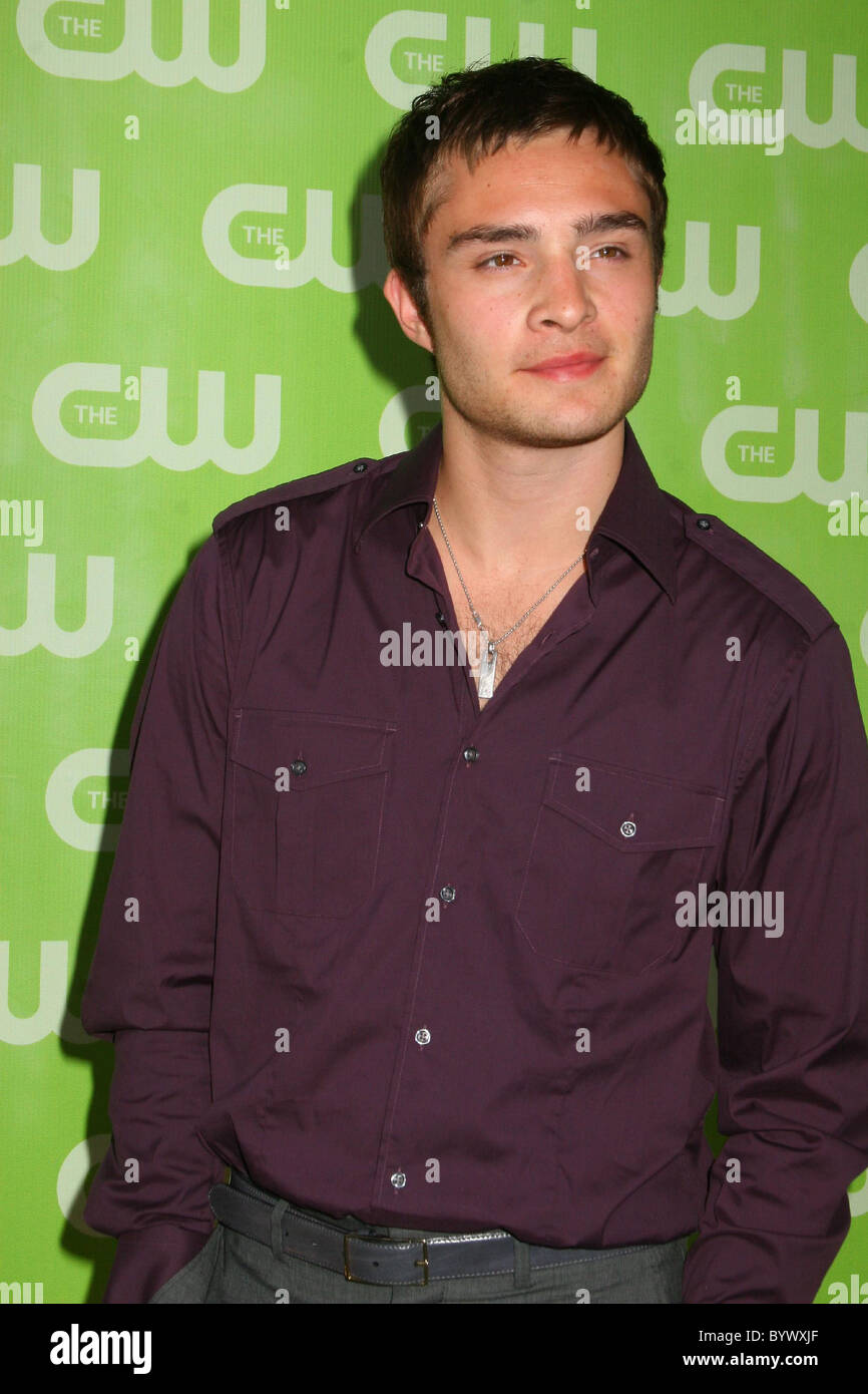 Ed Westwick The CW 2007 TCA Party held at Fountain Plaza at The Pacific ...