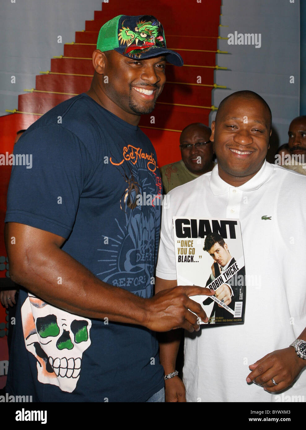 Adalius Thomas and Tony Austin Giant Magazine joins the Olympic Dream ...