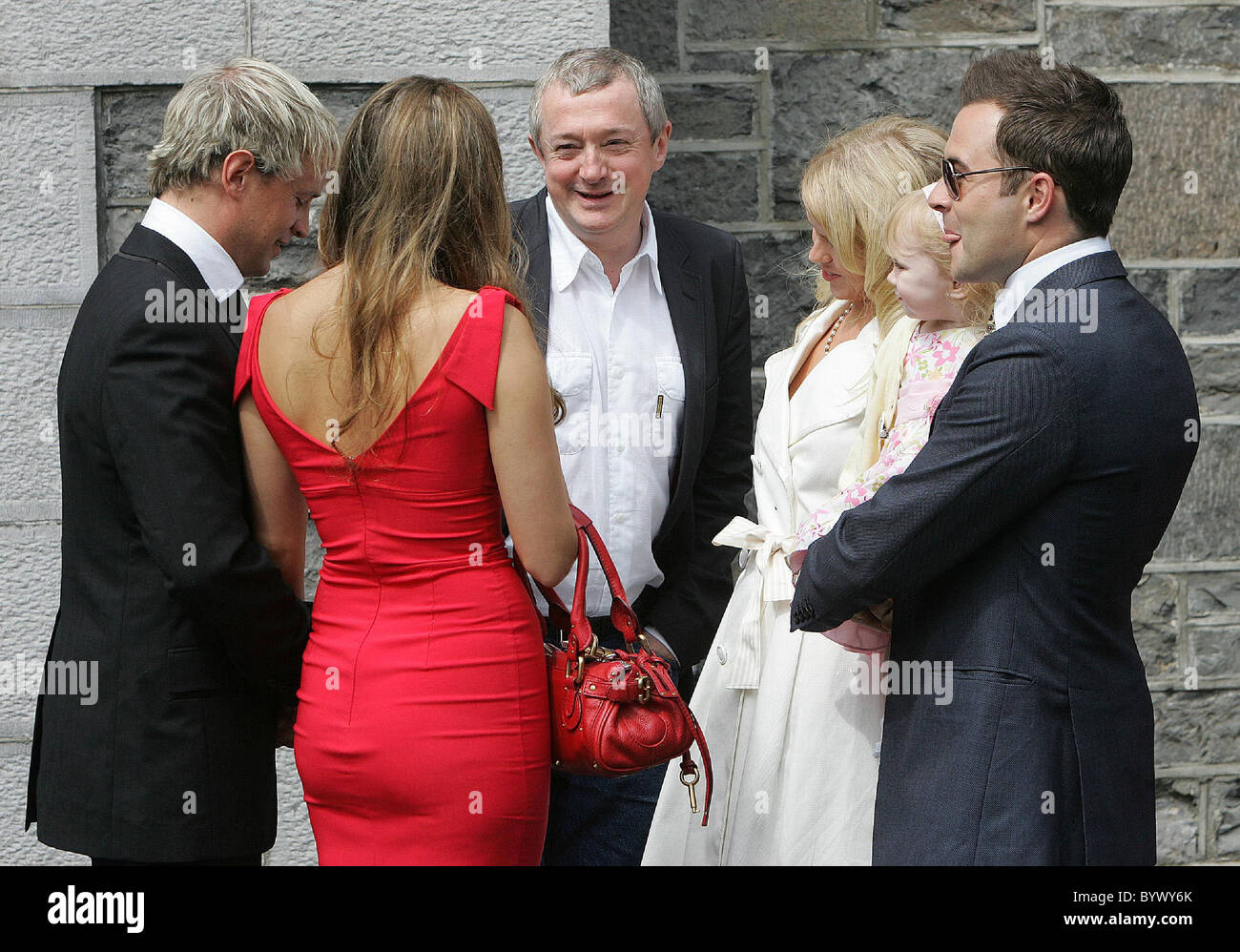 Jody Albert and Cian Egan, Louis Walsh, Gillian Filan, Nicole Filan and ...