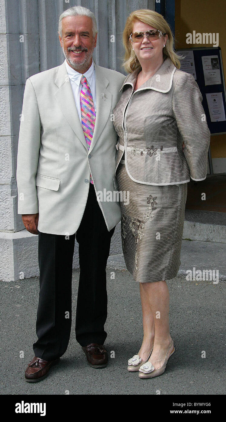 Miariam Ahern with partner Terry McCoy at the christening of Nicky ...