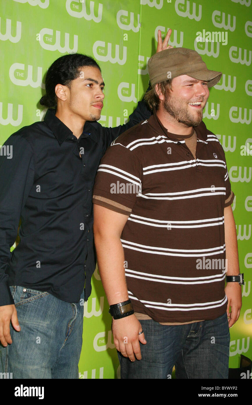 Rick Gonzalez and Tyler Labine The CW 2007 TCA Party held at Fountain ...
