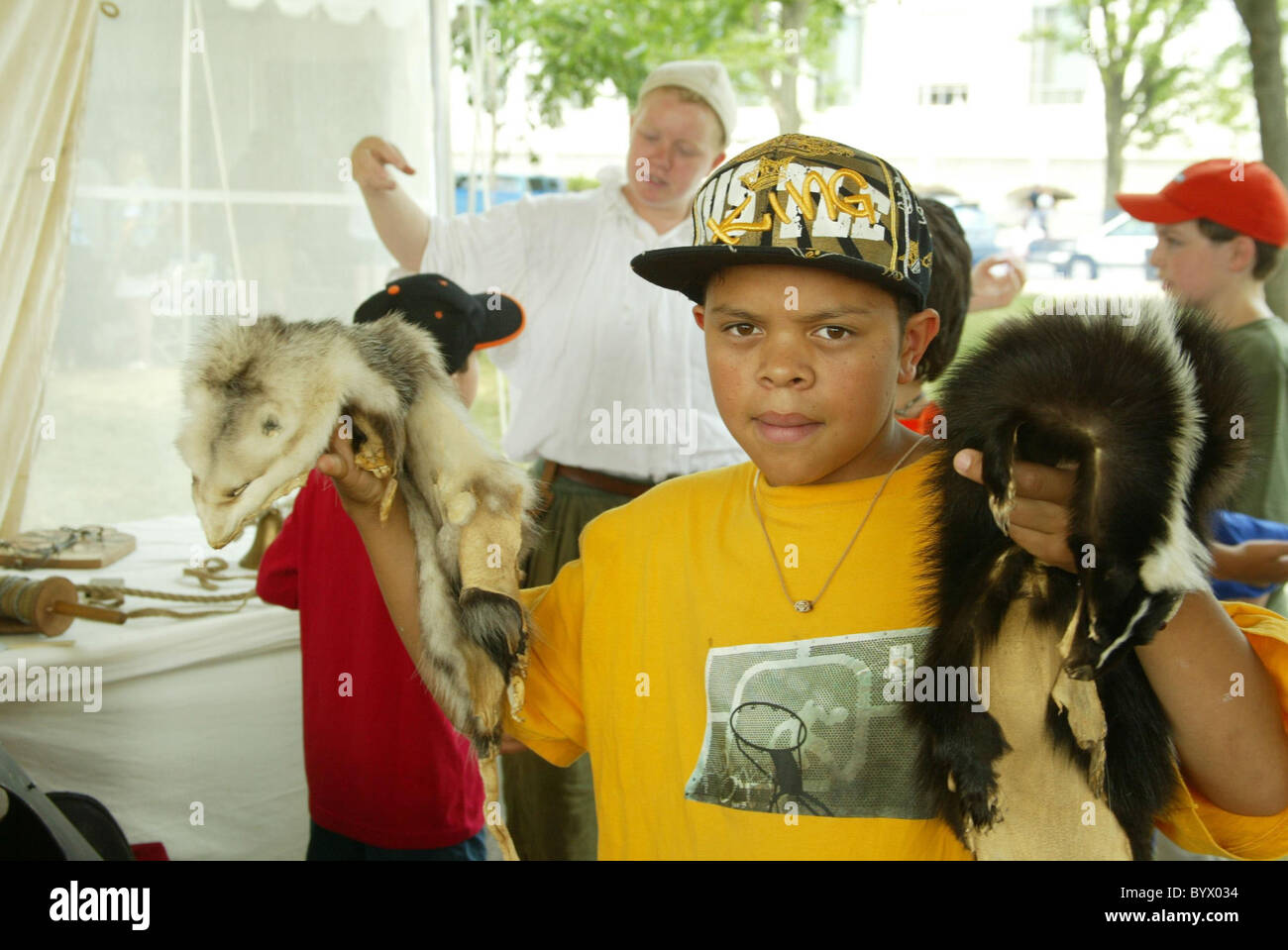 Fur trapper The Smithsonian Folklife Festival Washington D.C., USA - 07 ...