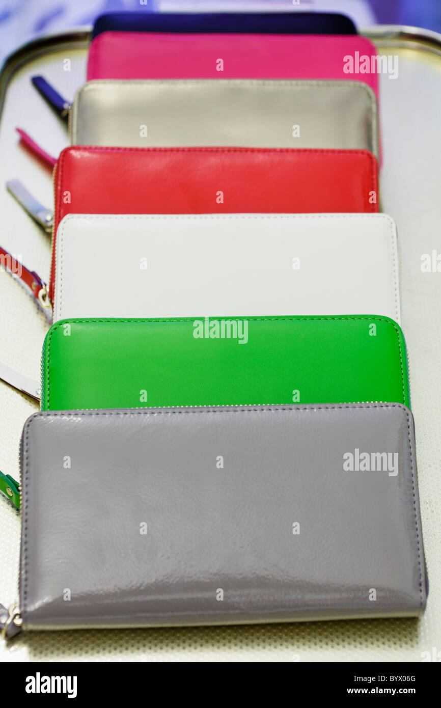 A display of purses in the Kate Spade pop-up store, Covent Garden ...