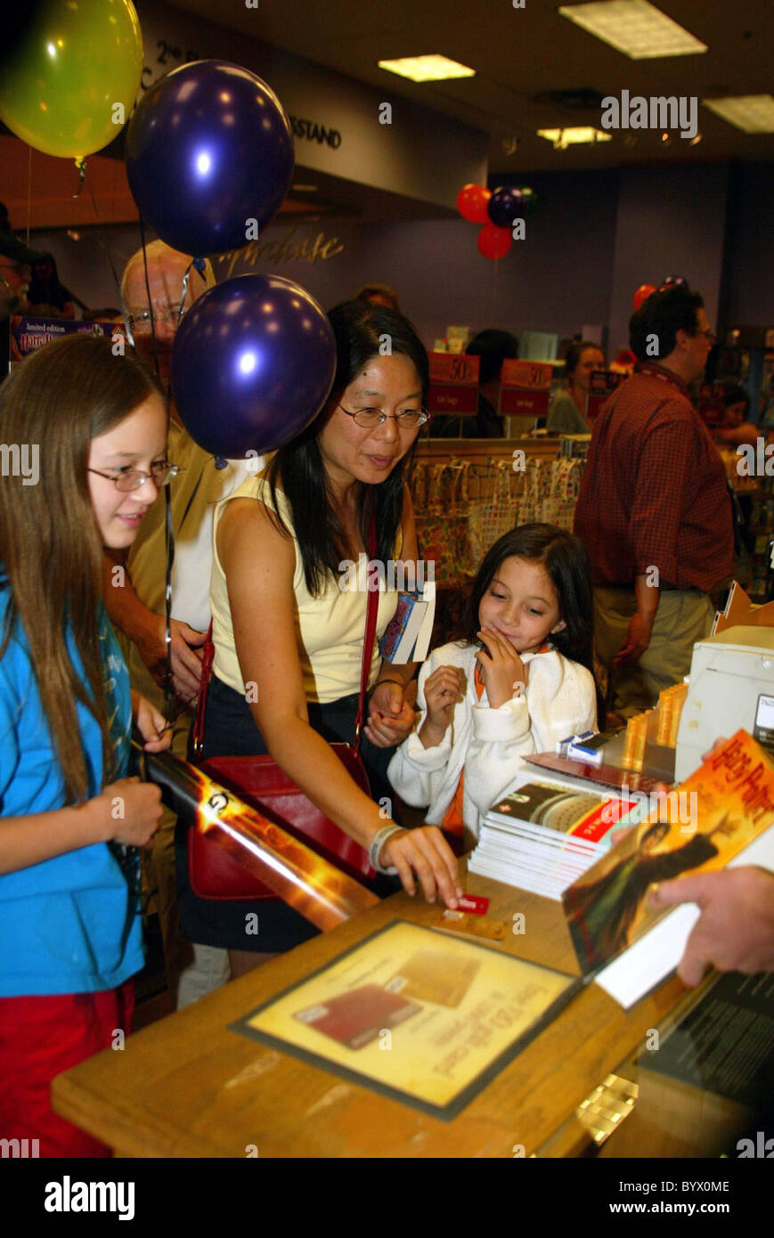 Fans at the Harry Potter Gallows party held at The Friendship Heights ...