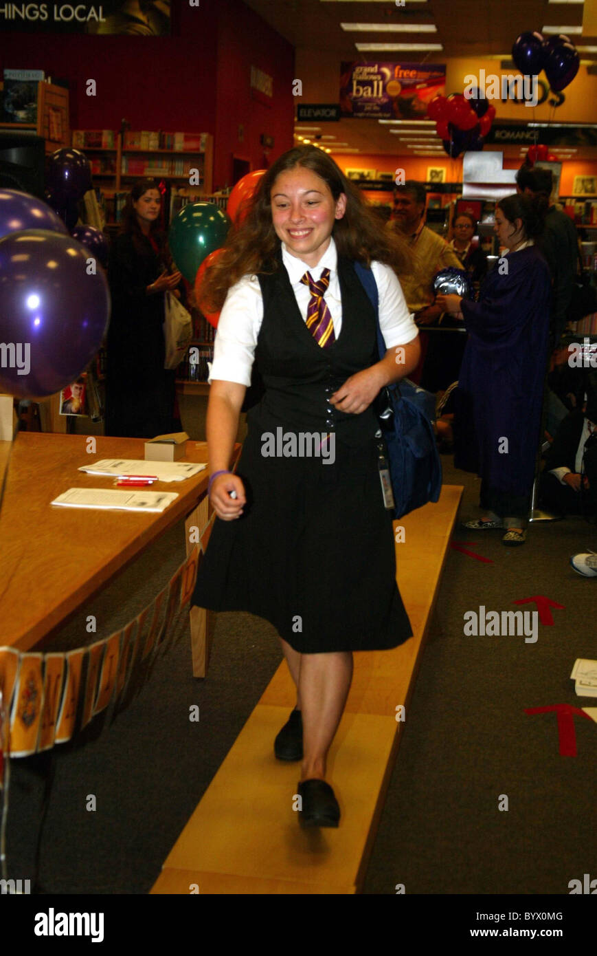 Fans at the Harry Potter Gallows party held at The Friendship Heights ...