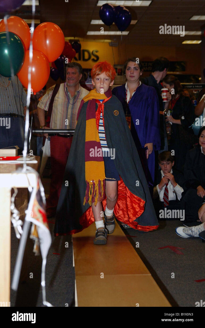 Fans at the Harry Potter Gallows party held at The Friendship Heights ...