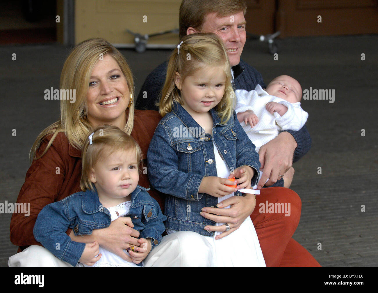 Princess Maxima, Prince Willem Alexander and their children Princess ...