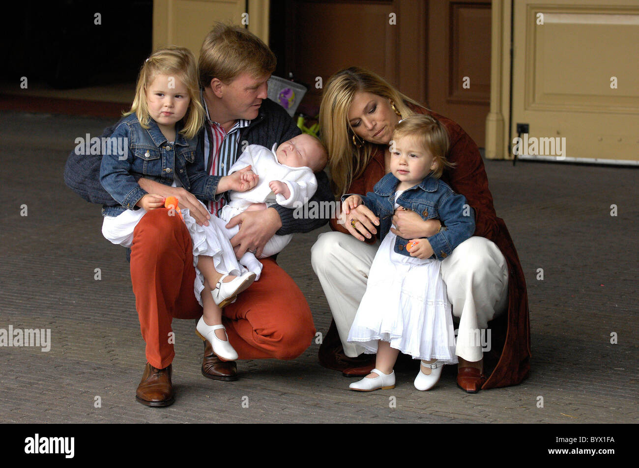 Princess Maxima, Prince Willem Alexander and their children Princess ...