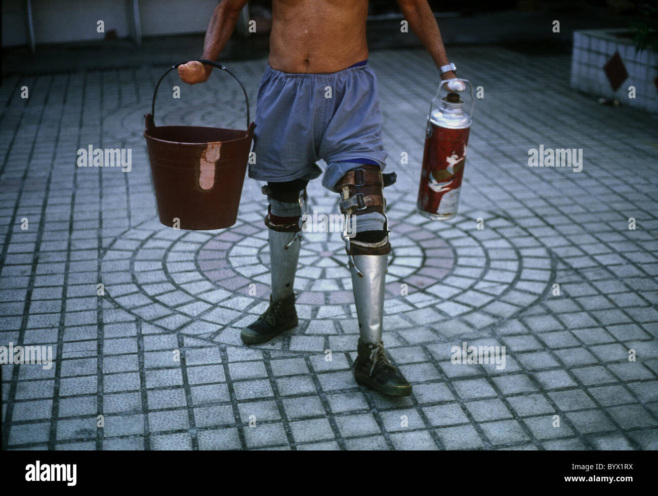 * COLONY OF LEPERS A community of leprosy victims live in a rural ...