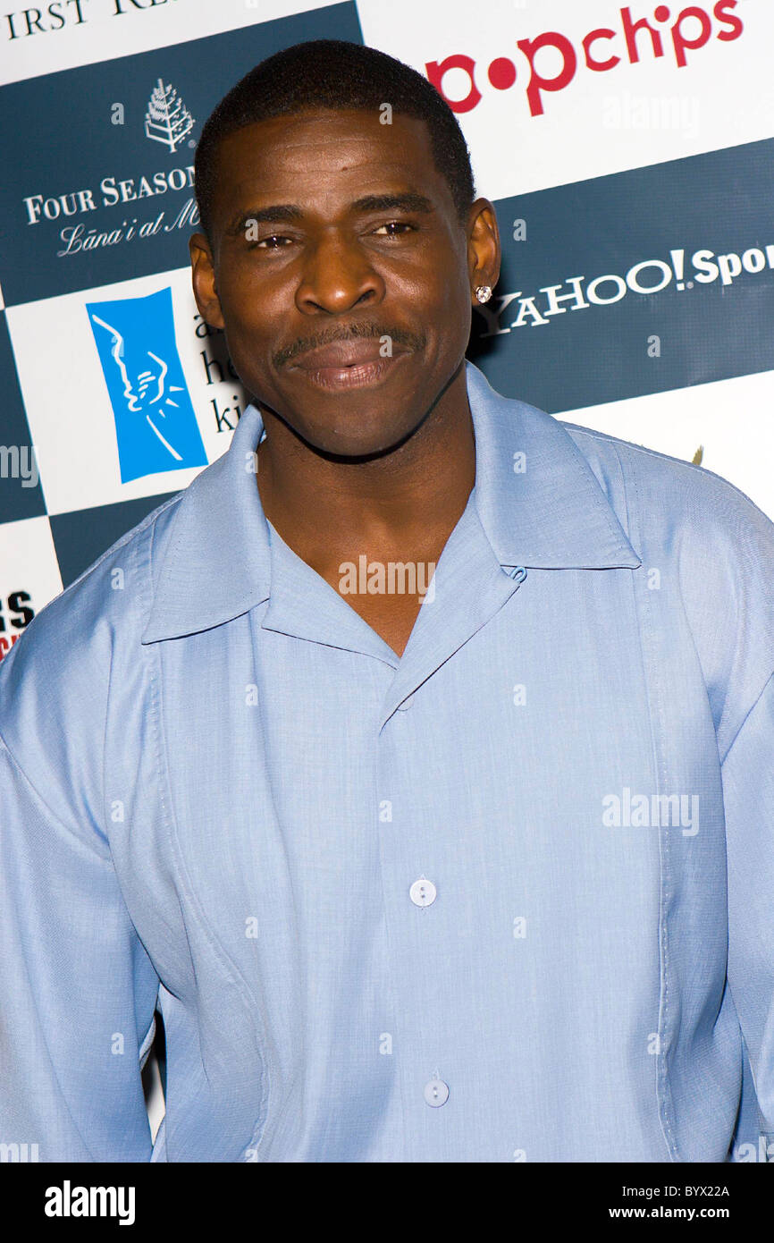 Michael Irvin The All Stars Fantasy Football League Draft Party held at ...