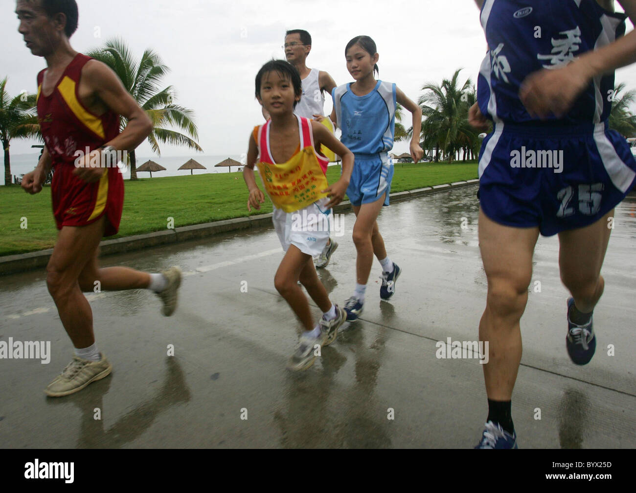 TWO-MONTH RUN FOR OLYMPIC CHILD An eight-year-old girl is running ...
