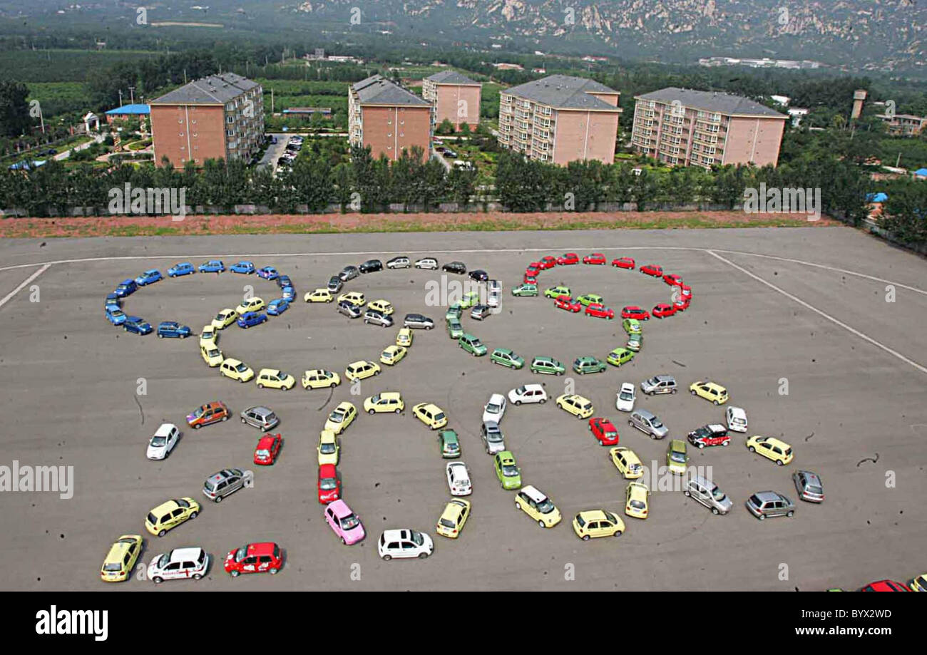 * OLYMPIC FLEET Flying high above the rest, a bunch of sports cars form ...