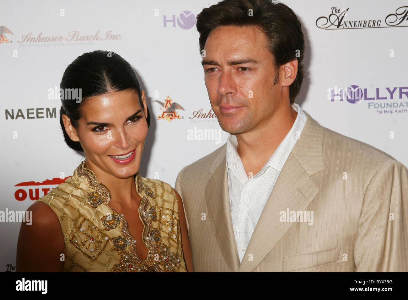 Angie Harmon and Jason Sehorn Design Care 2007 held at the Home of ...