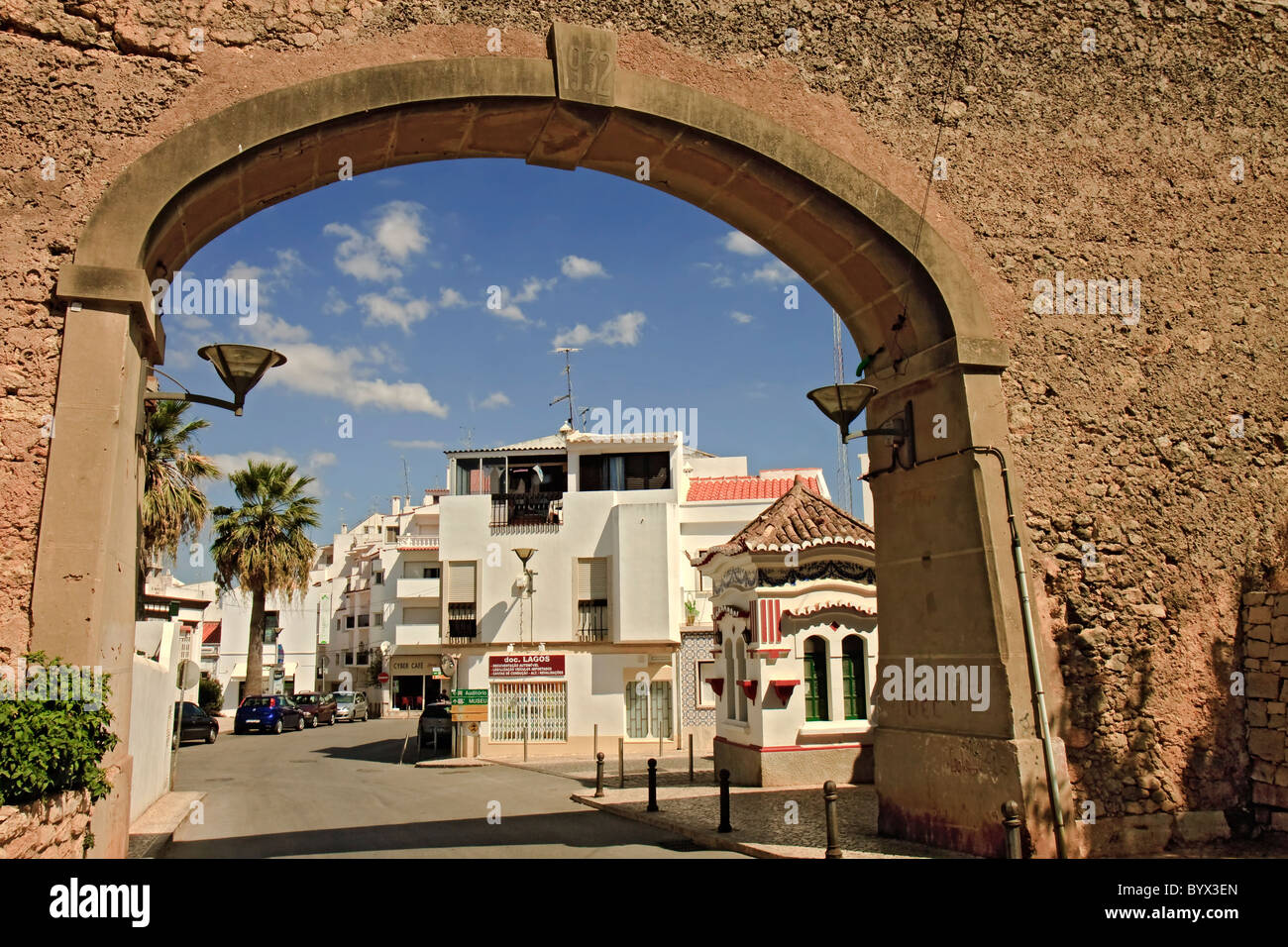 Portugal Lagos City Gates Stock Photo - Alamy