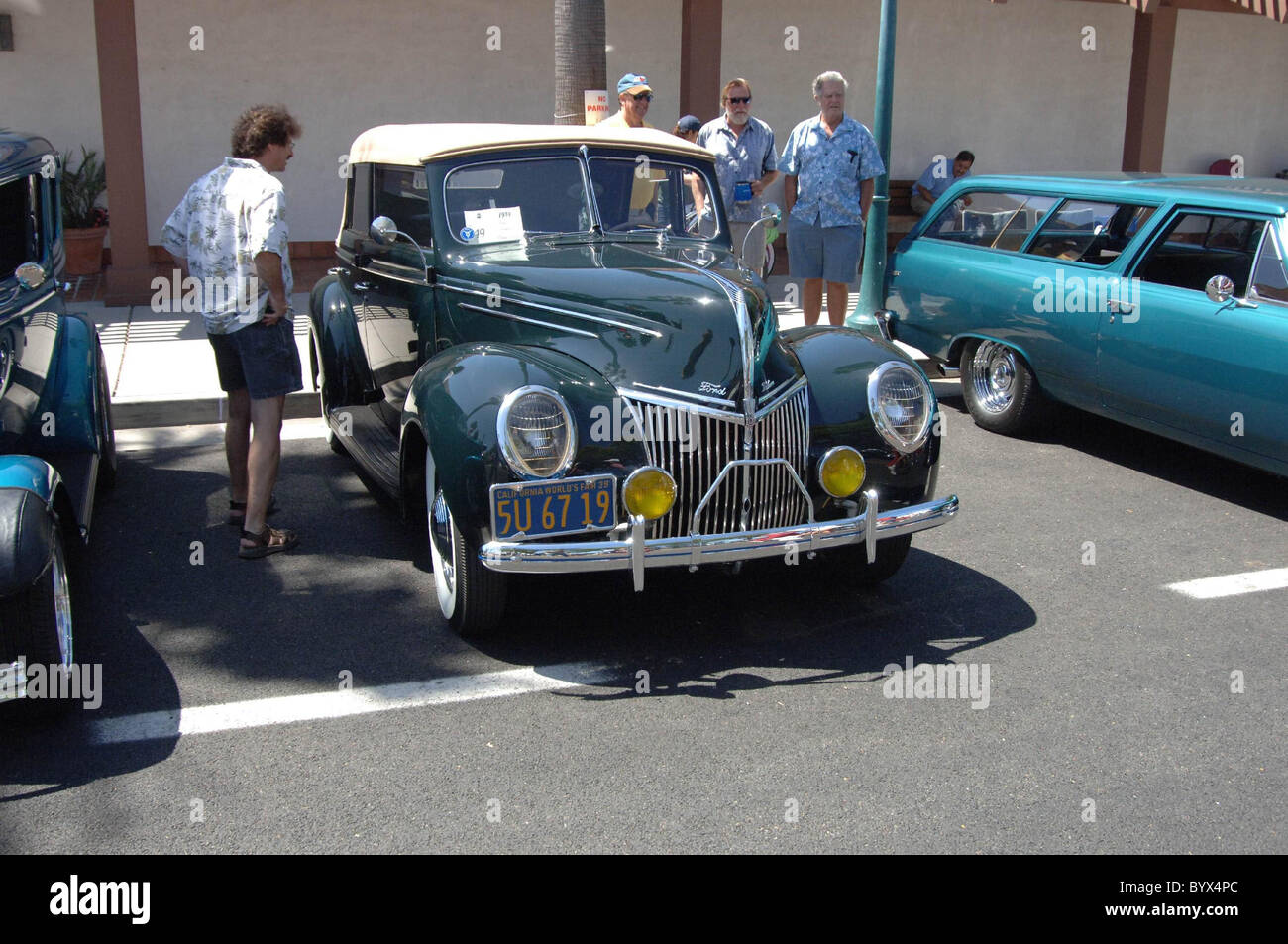 Rods and Roses car show held at the International Hall of Fame ...