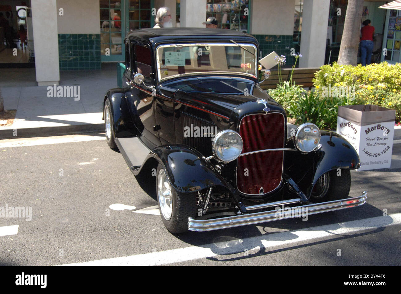 Rods and Roses car show held at the International Hall of Fame ...