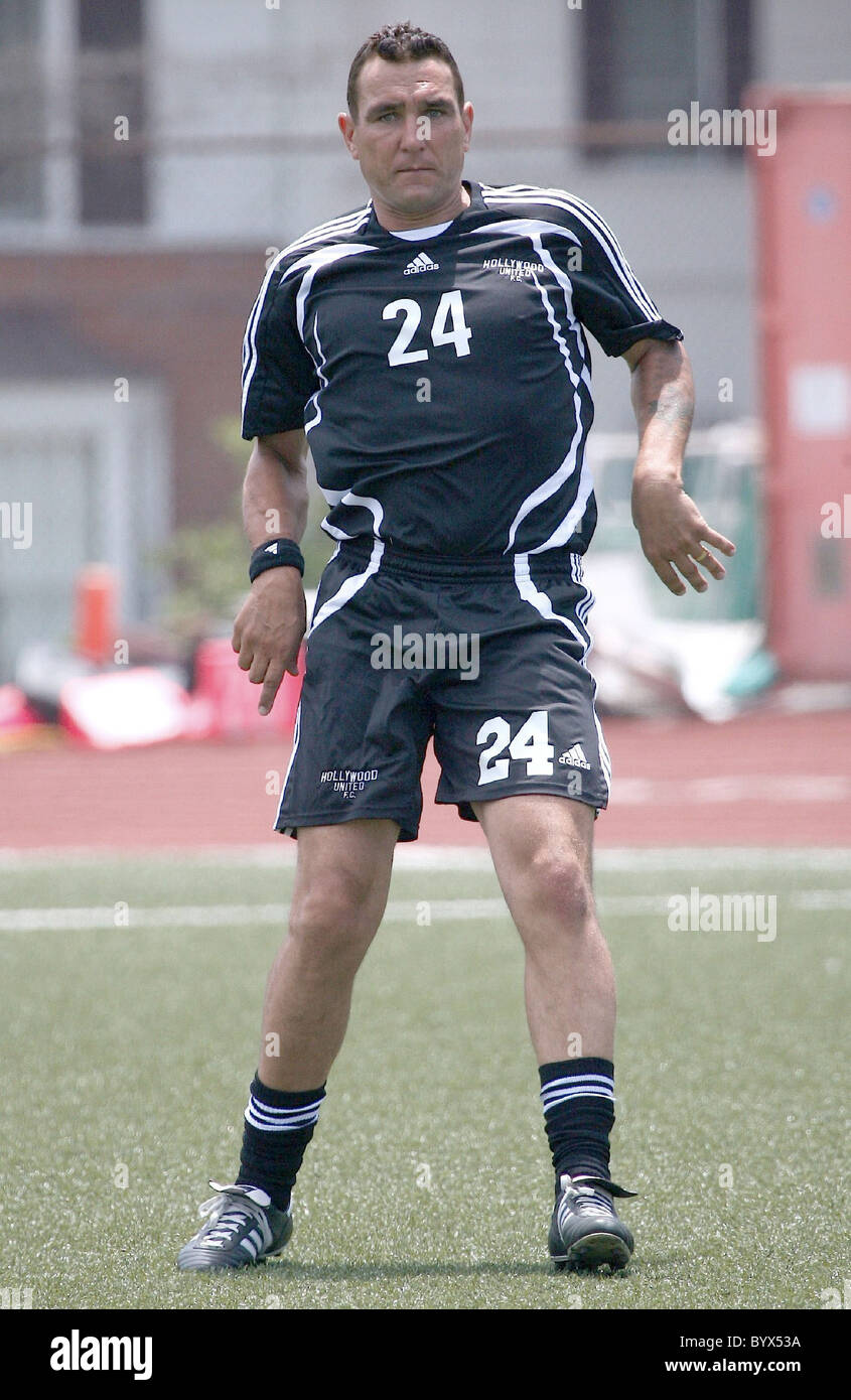 Vinnie Jones 'Soccer For Survivors' celebrity soccer match presented by ...