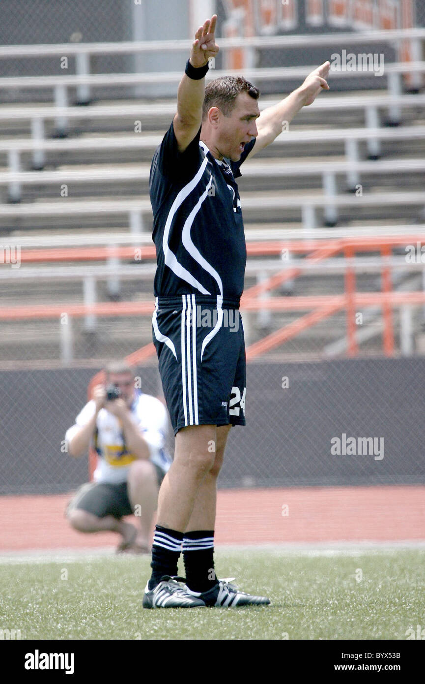 Vinnie Jones 'Soccer For Survivors' celebrity soccer match presented by ...