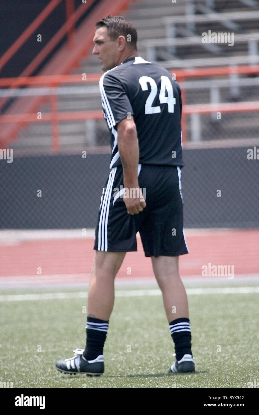 Vinnie Jones 'Soccer For Survivors' celebrity soccer match presented by ...