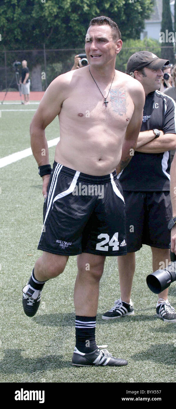 Vinnie Jones 'Soccer For Survivors' celebrity soccer match presented by ...