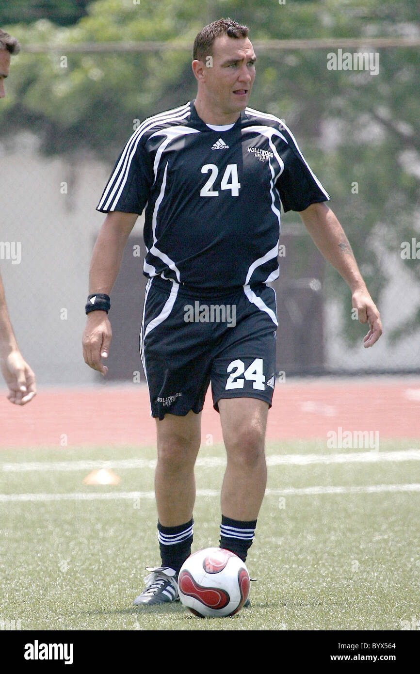 Vinnie Jones 'Soccer For Survivors' celebrity soccer match presented by ...