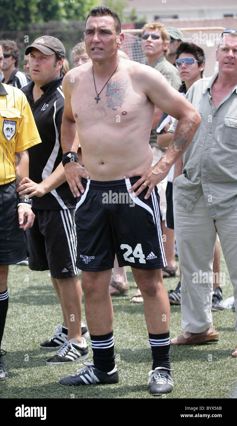 Vinnie Jones 'Soccer For Survivors' celebrity soccer match presented by ...