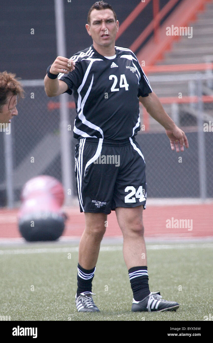 Vinnie Jones 'Soccer For Survivors' celebrity soccer match presented by ...
