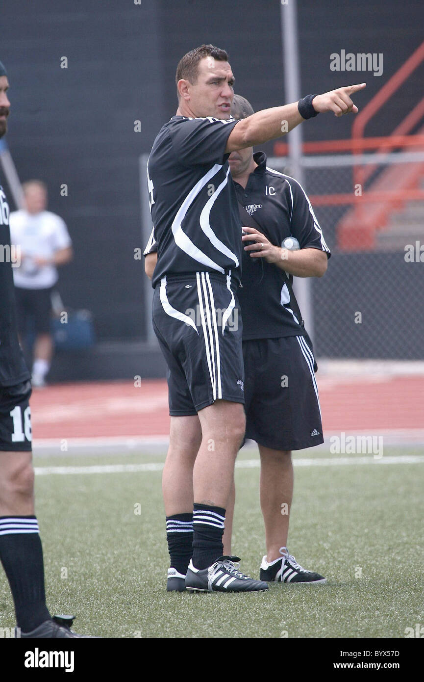 Vinnie jones soccer survivors celebrity hi-res stock photography and ...