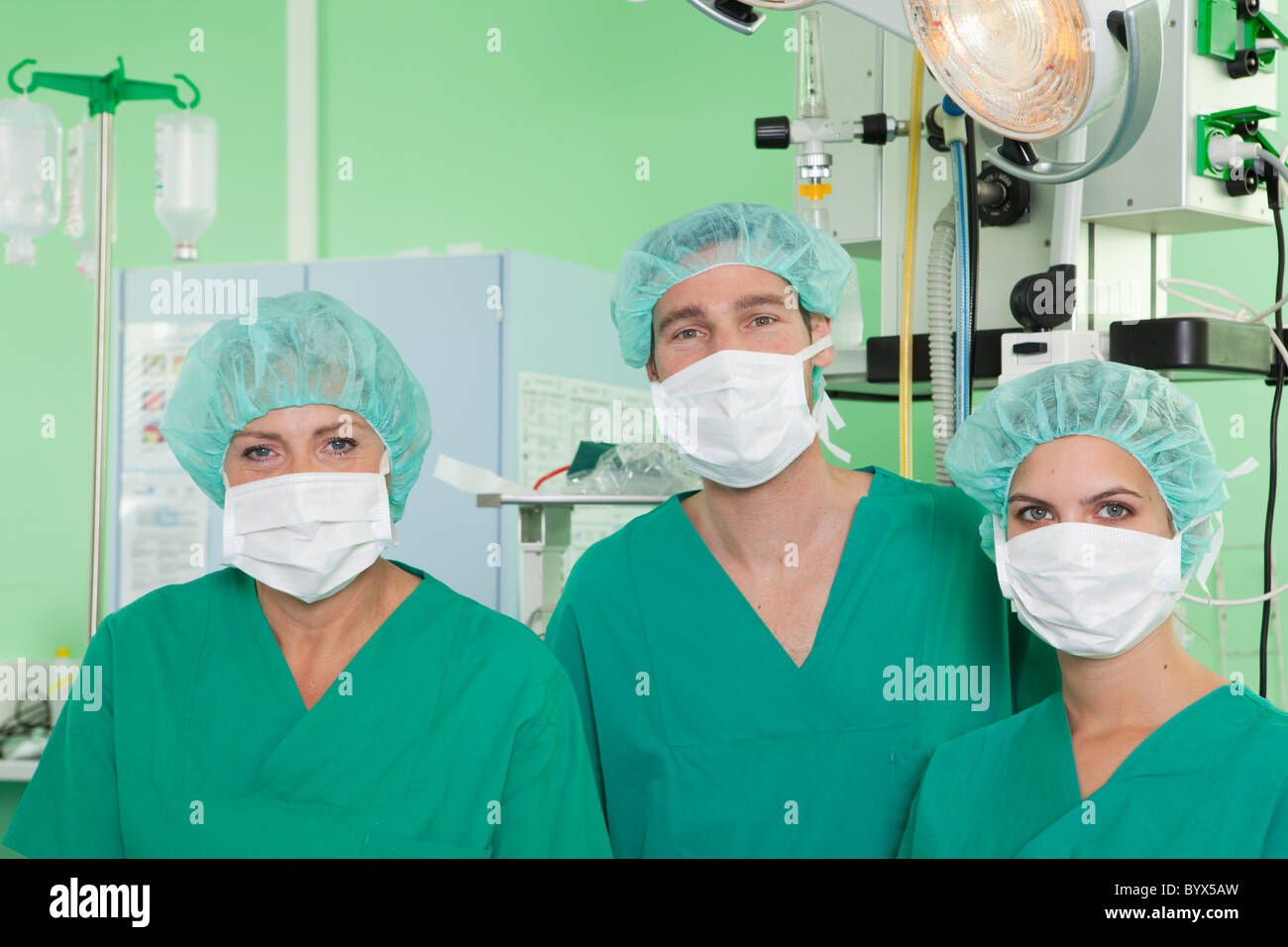 Medical team with operation masks Stock Photo - Alamy