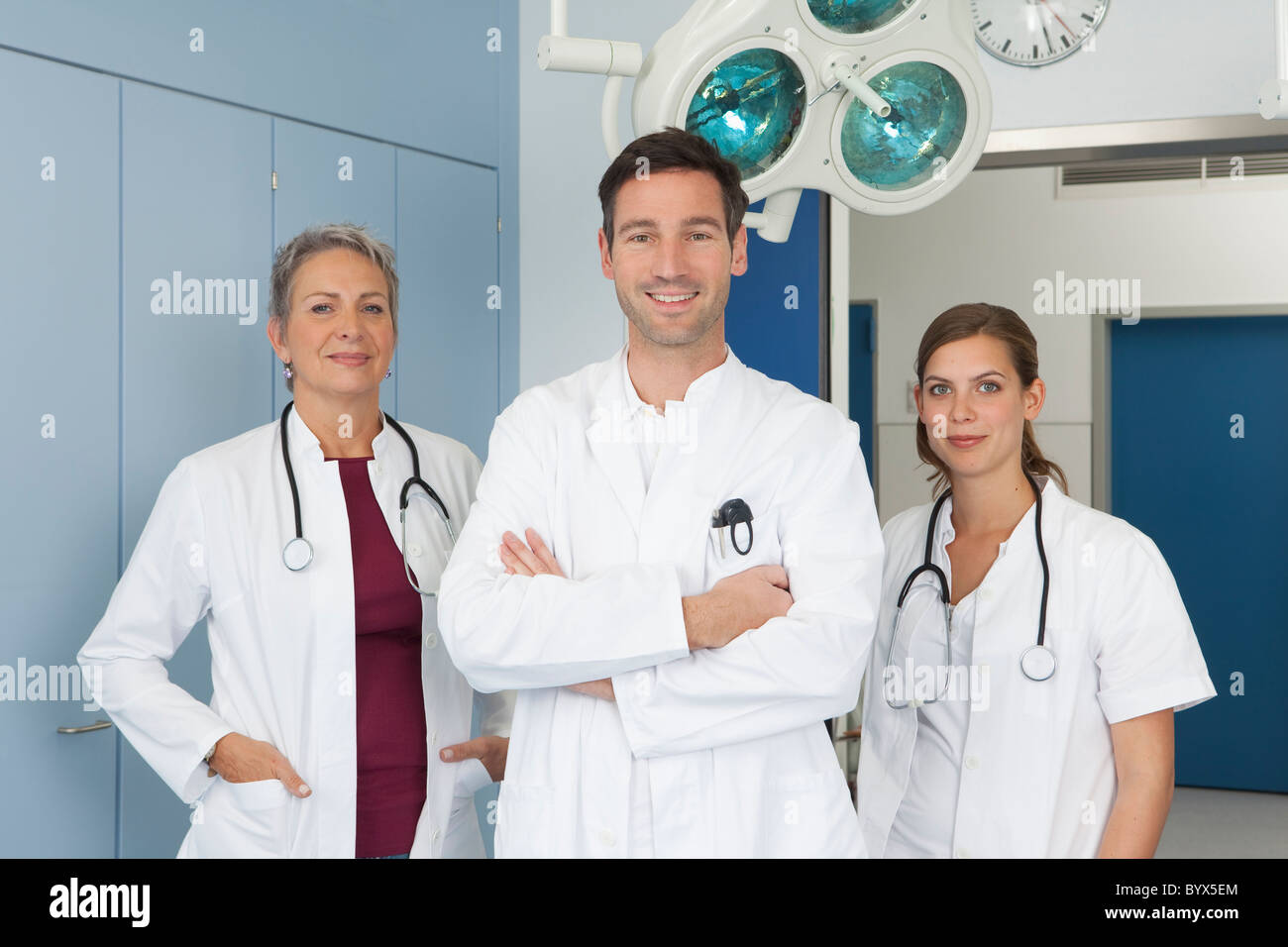 Medical team in hospital, portrait Stock Photo - Alamy