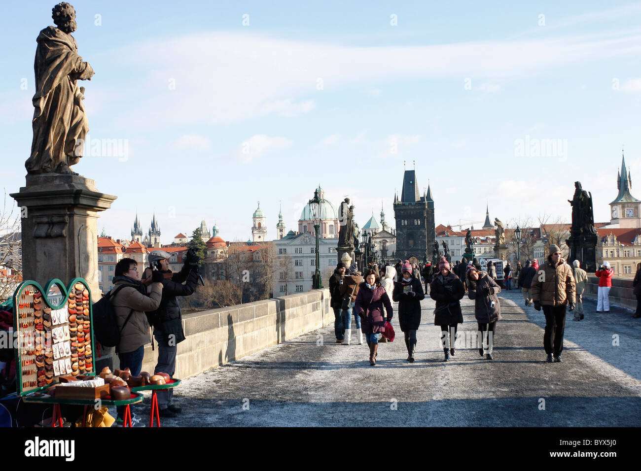 Prague bridgde hi-res stock photography and images - Alamy