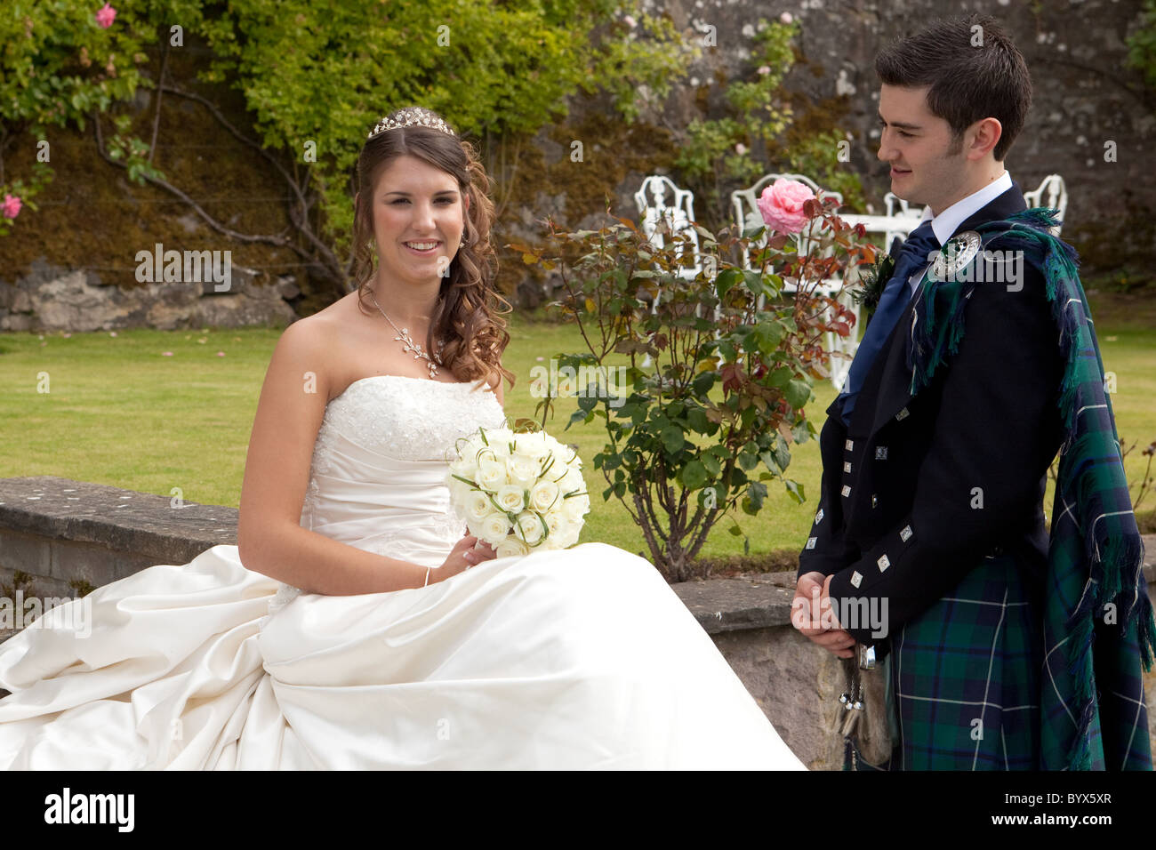 Kilts marriage hi-res stock photography and images - Alamy