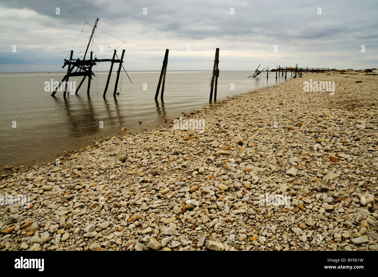 Storm damage from Storm Xanthia, which hit the French Vendee coast on ...