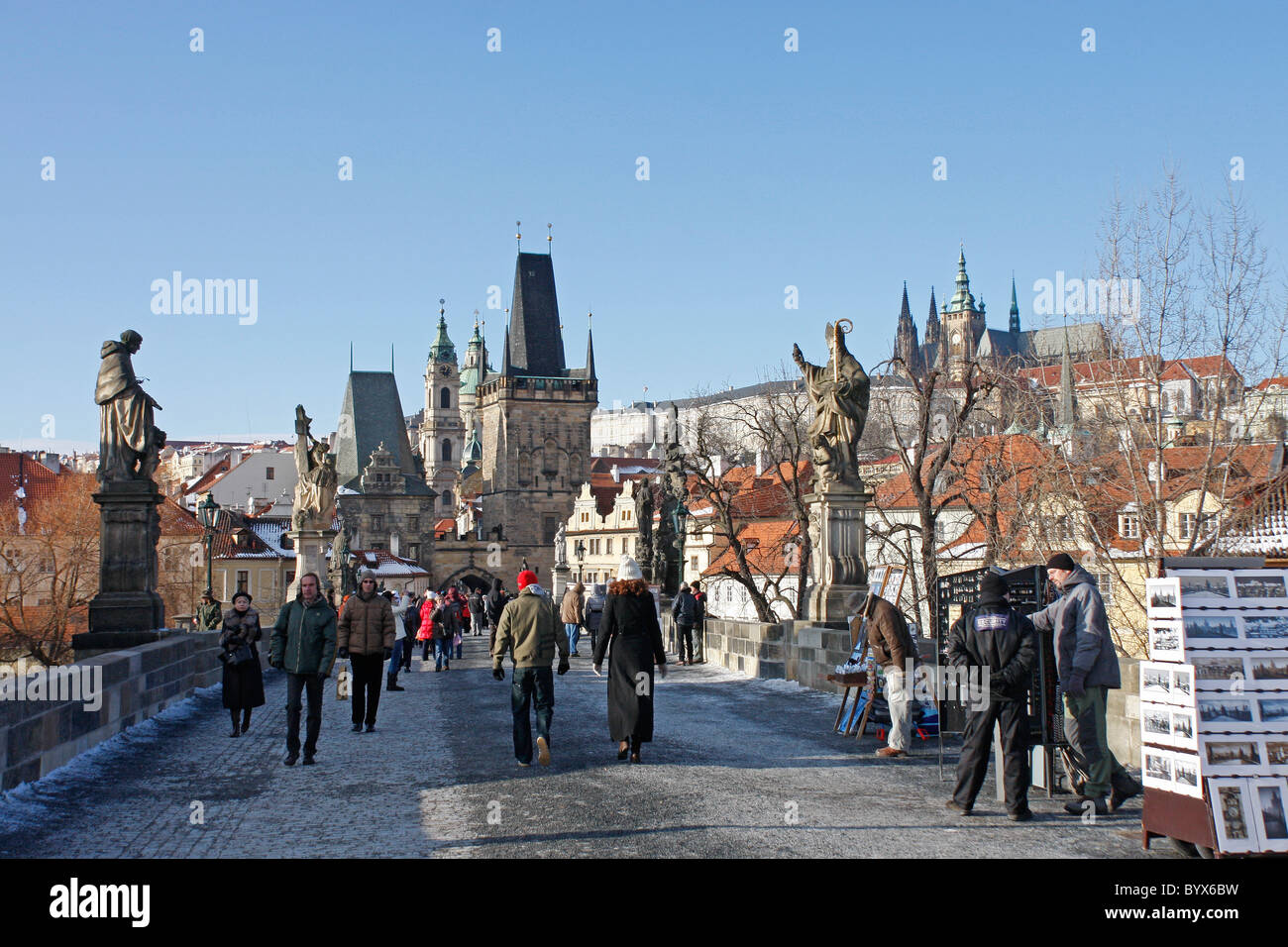 Prague bridgde hi-res stock photography and images - Alamy