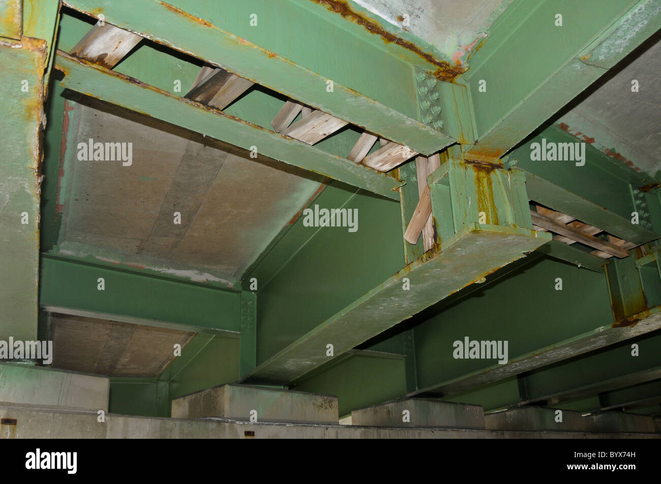 Bridge in need of repair Stock Photo - Alamy