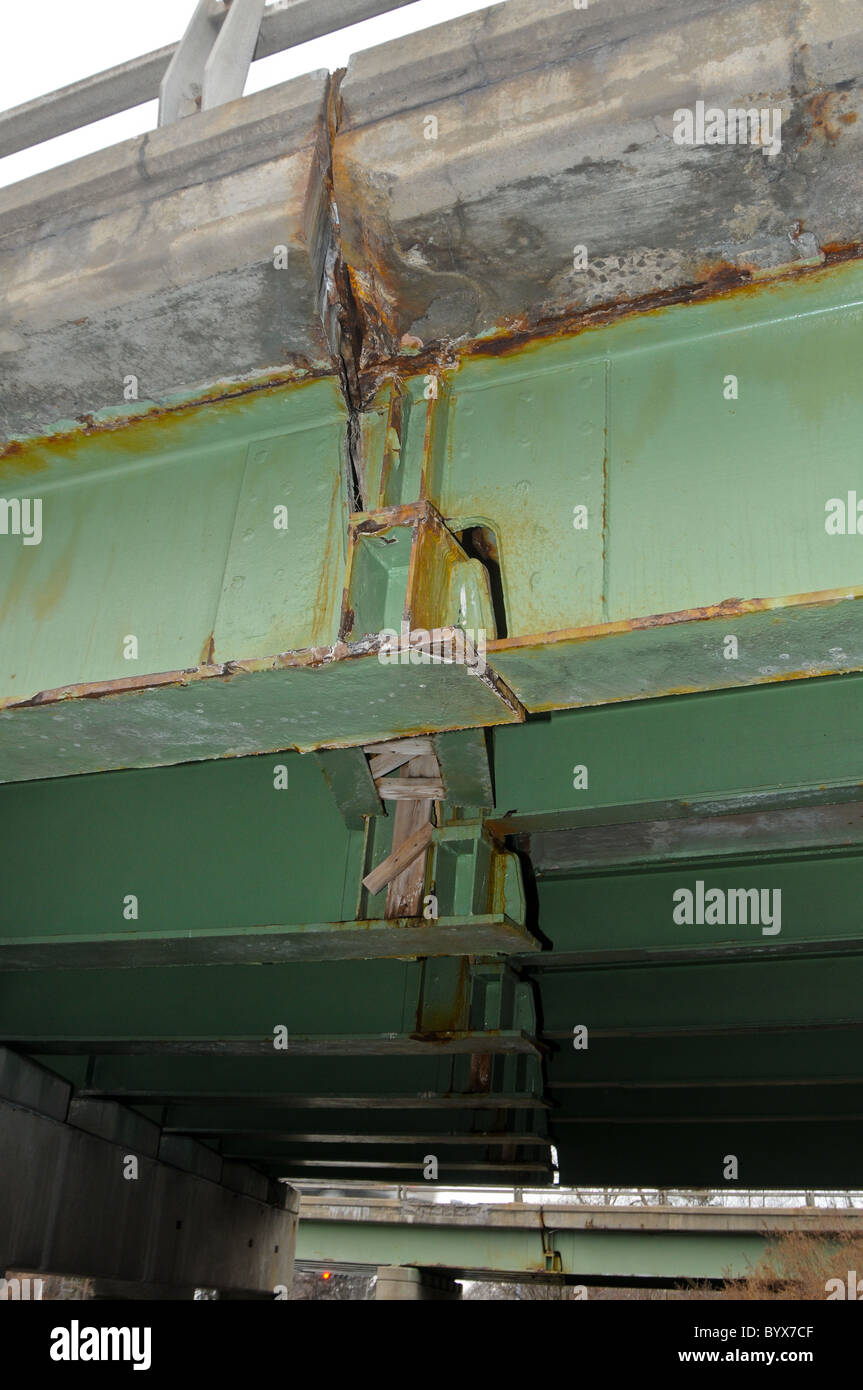 Bridge in need of repair Stock Photo - Alamy