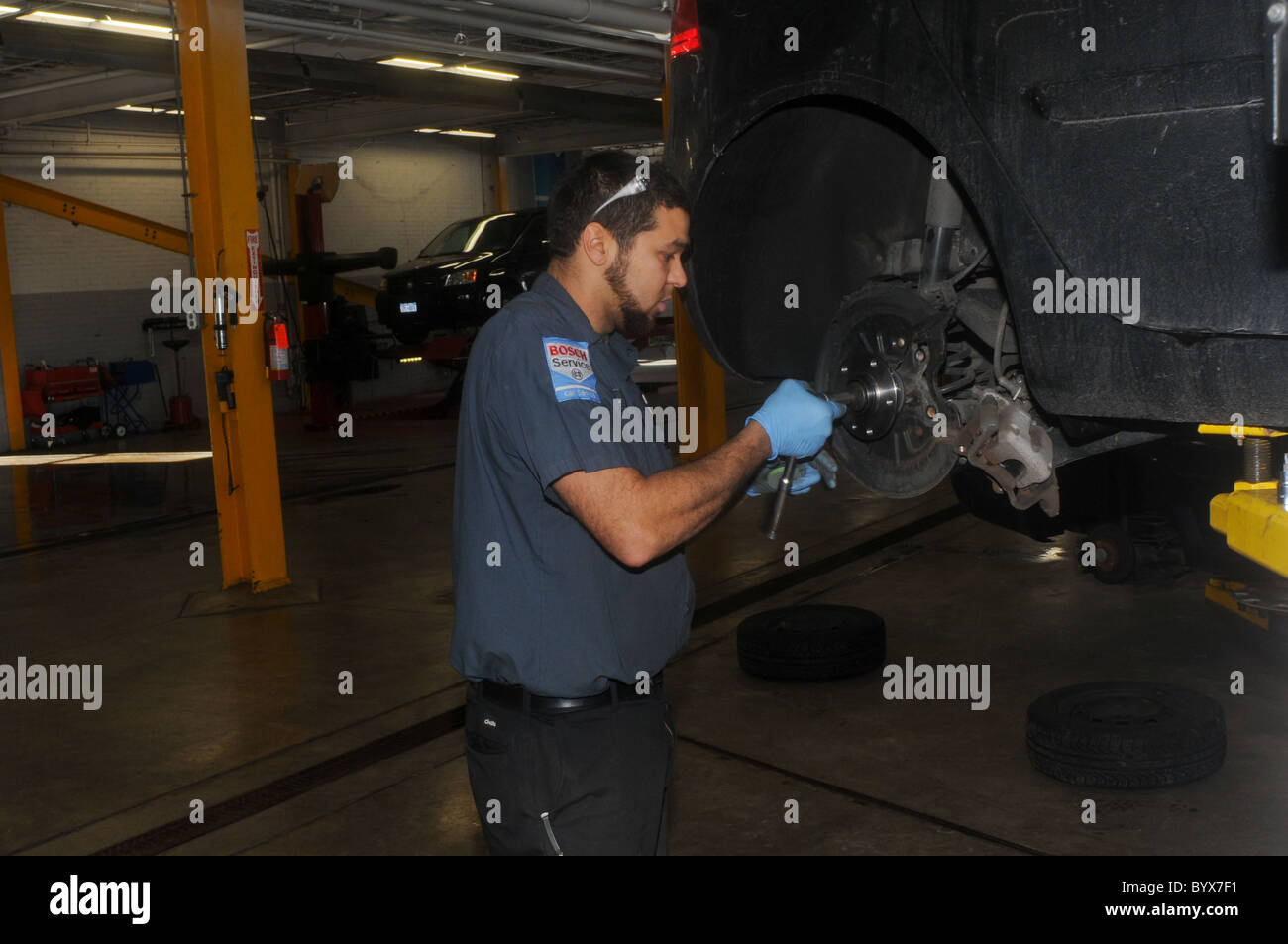 Car brakes repair hi-res stock photography and images - Alamy