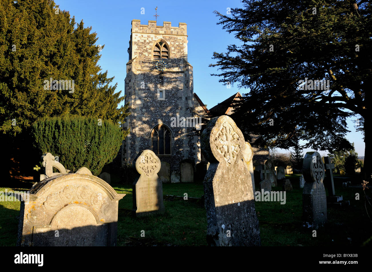 shiplake church during late afternoon Stock Photo - Alamy