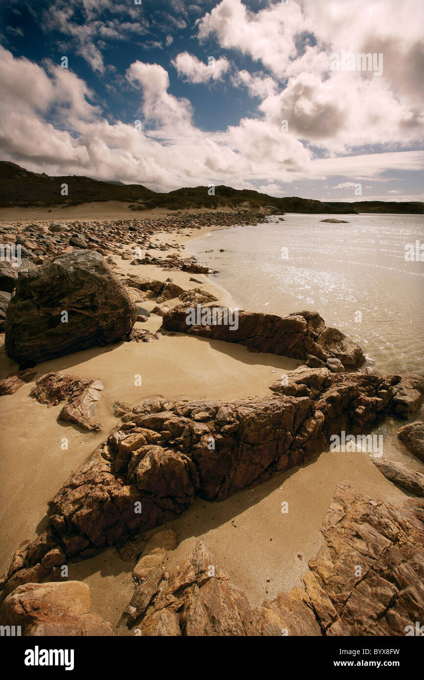 Uig sands or traigh Uuige, Isle of Lewis, Outer Hebrides, Western Isles ...