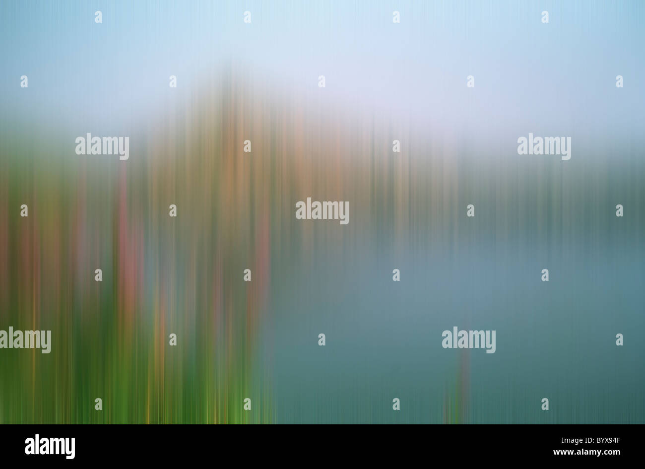 drag/motion blur effect on lake Stock Photo - Alamy