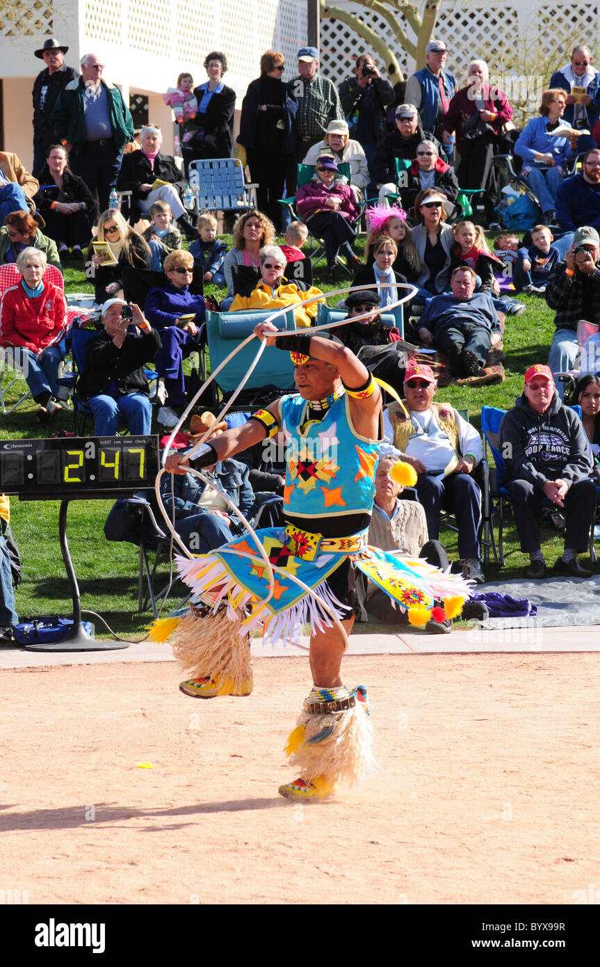 2011 native american hoop dancing world championship Stock Photo - Alamy