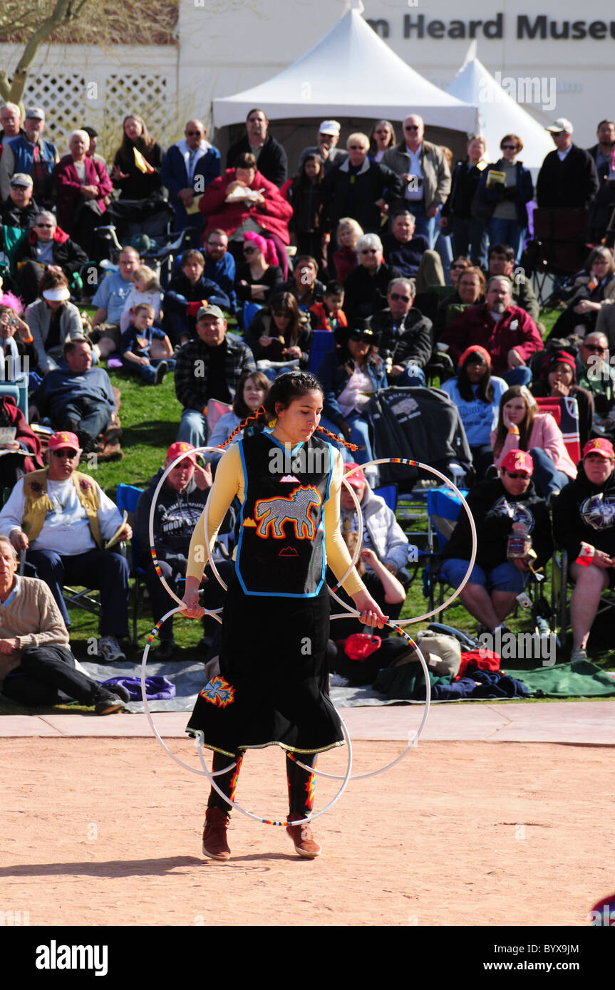 Native american hoop dance hi-res stock photography and images - Alamy
