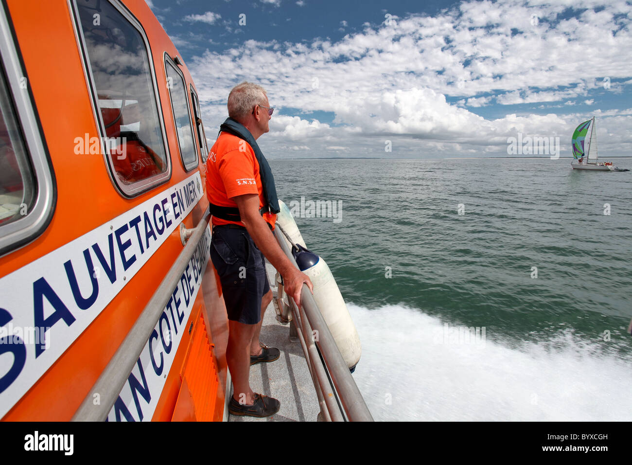 Snsm boat hi-res stock photography and images - Alamy
