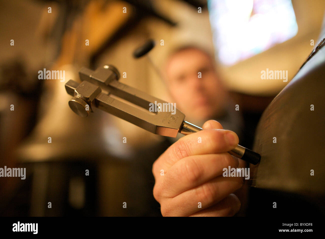Campanologist at work Stock Photo - Alamy