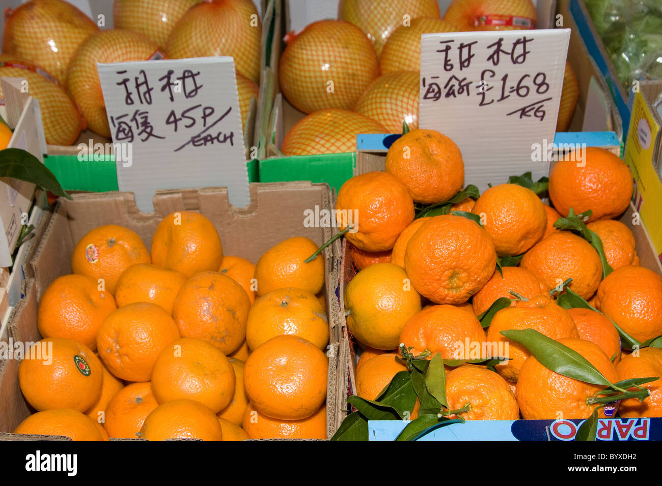 Chinese outside food store stall Stock Photo - Alamy