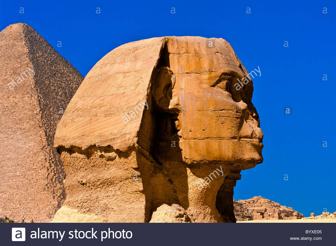 Pyramids Giza Outside Cairo Egypt Stock Photos & Pyramids Giza Outside ...