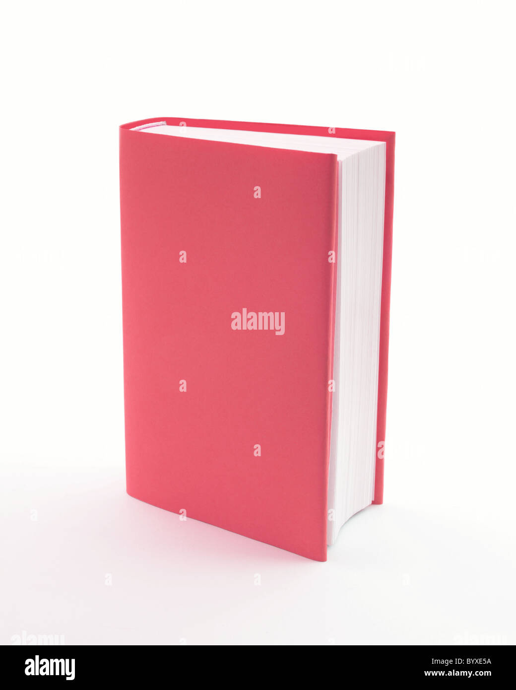 Red book with blank cover Stock Photo - Alamy