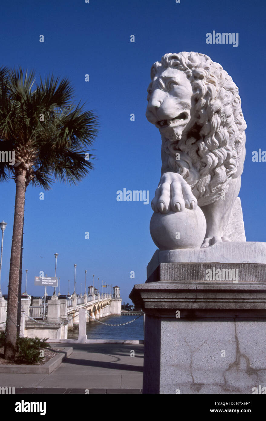 Bridge of Lions St. Augustine Florida Stock Photo - Alamy
