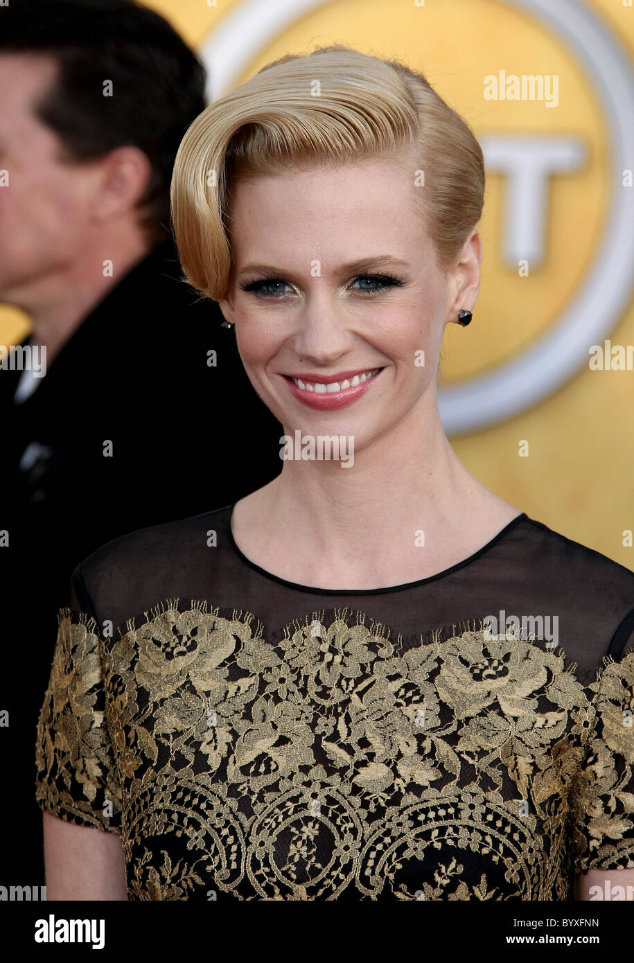 JANUARY JONES 17TH ANNUAL SCREEN ACTOR GUILD AWARDS ARRIVALS DOWNTOWN ...