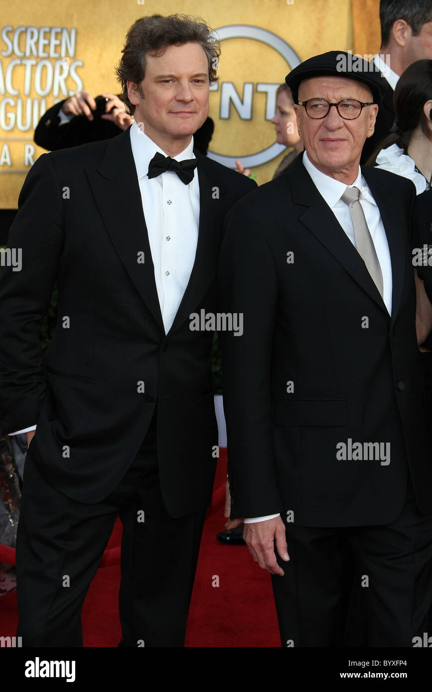 COLIN FIRTH GEOFFREY RUSH 17TH ANNUAL SCREEN ACTOR GUILD AWARDS ...